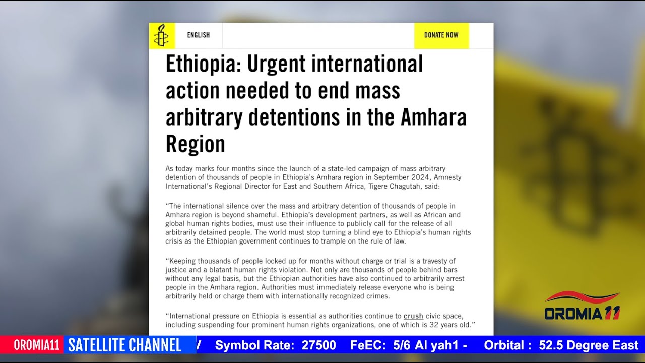 OROMIA11: Oduu 1-29-2025 - OROMIA11- Inform. Educate. Entertain. Inspire